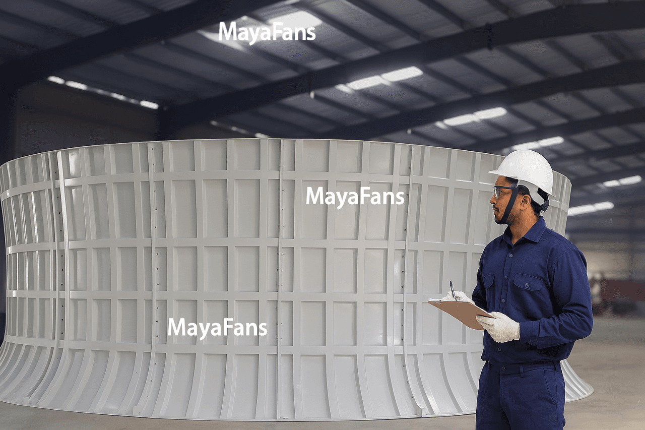 How Surface Finishes Transform FRP Fan Stacks for Cooling Tower Efficiency